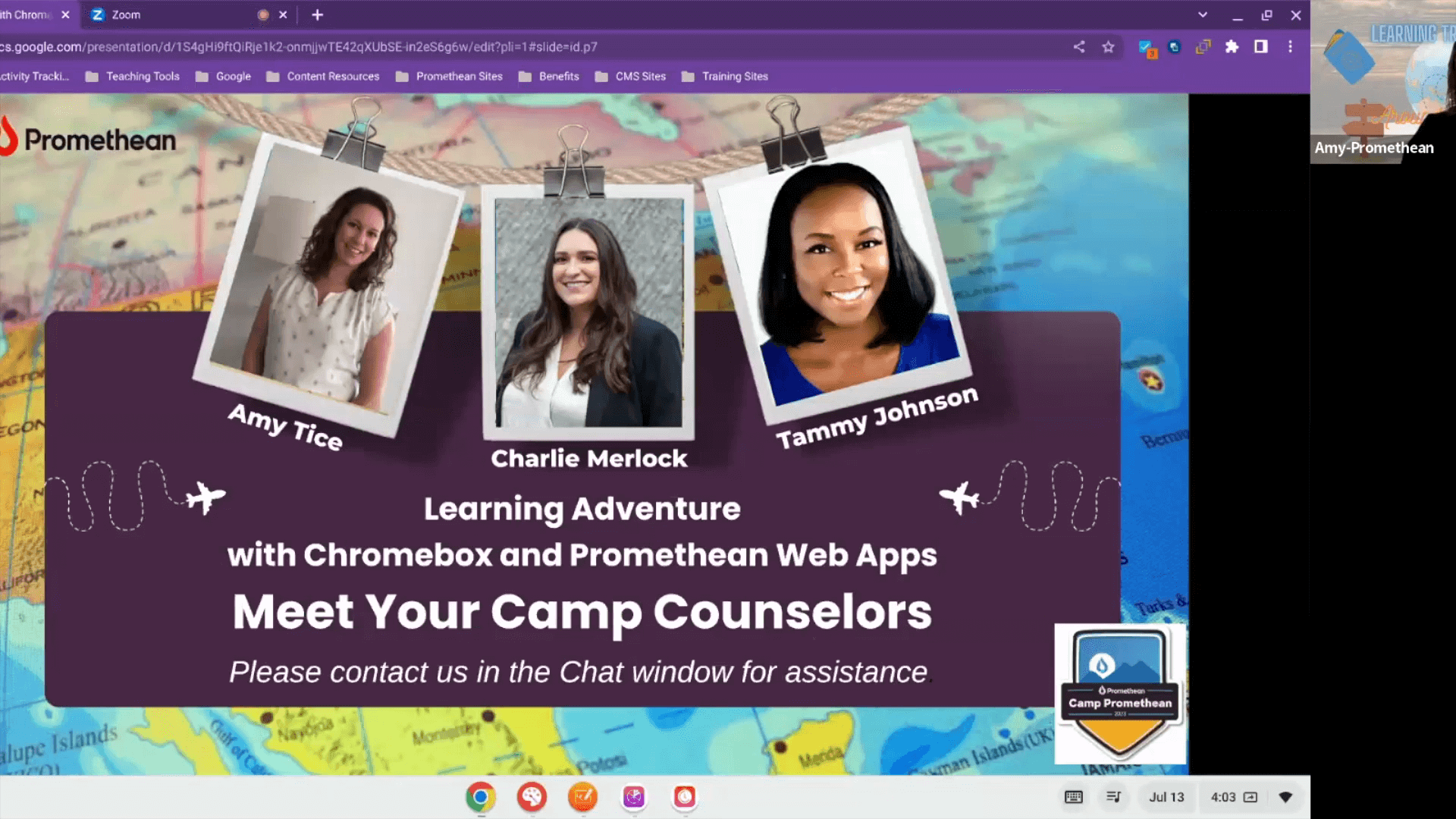 Camp Promethean 2023: Learning adventure with Chromebox and Promethean ...