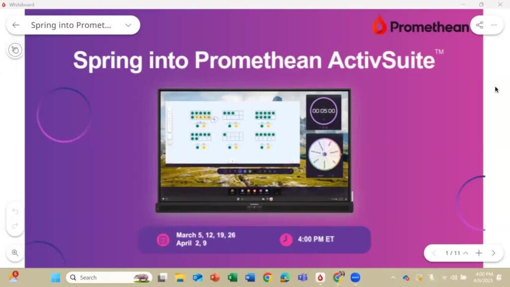 Promethean ActivPanel Orientations - Learn Promethean