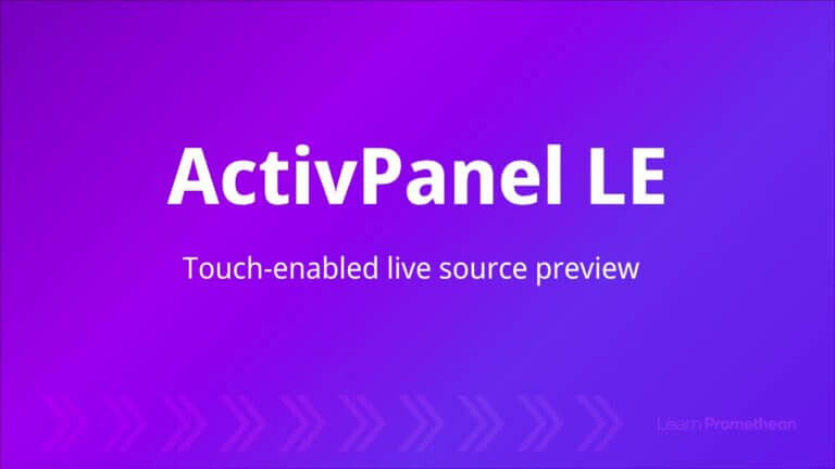 ActivPanel 9: Connecting devices with Screen Share - Learn Promethean